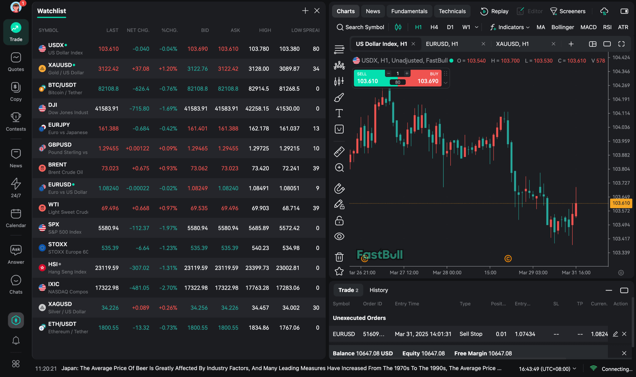 FastBull Web